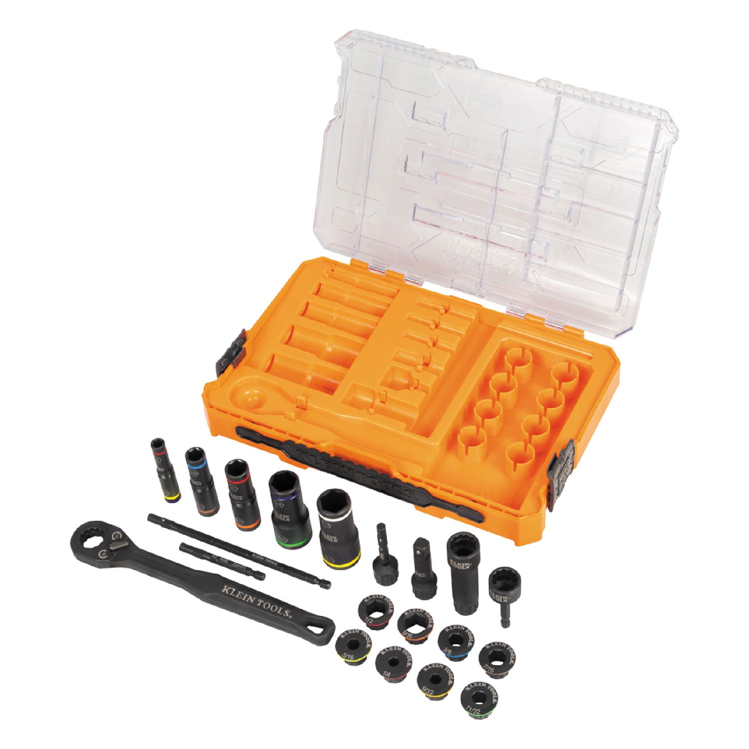 Klein A-65240 20pce KNECT™ Impact Pass Through and Deep-Well Flip ...