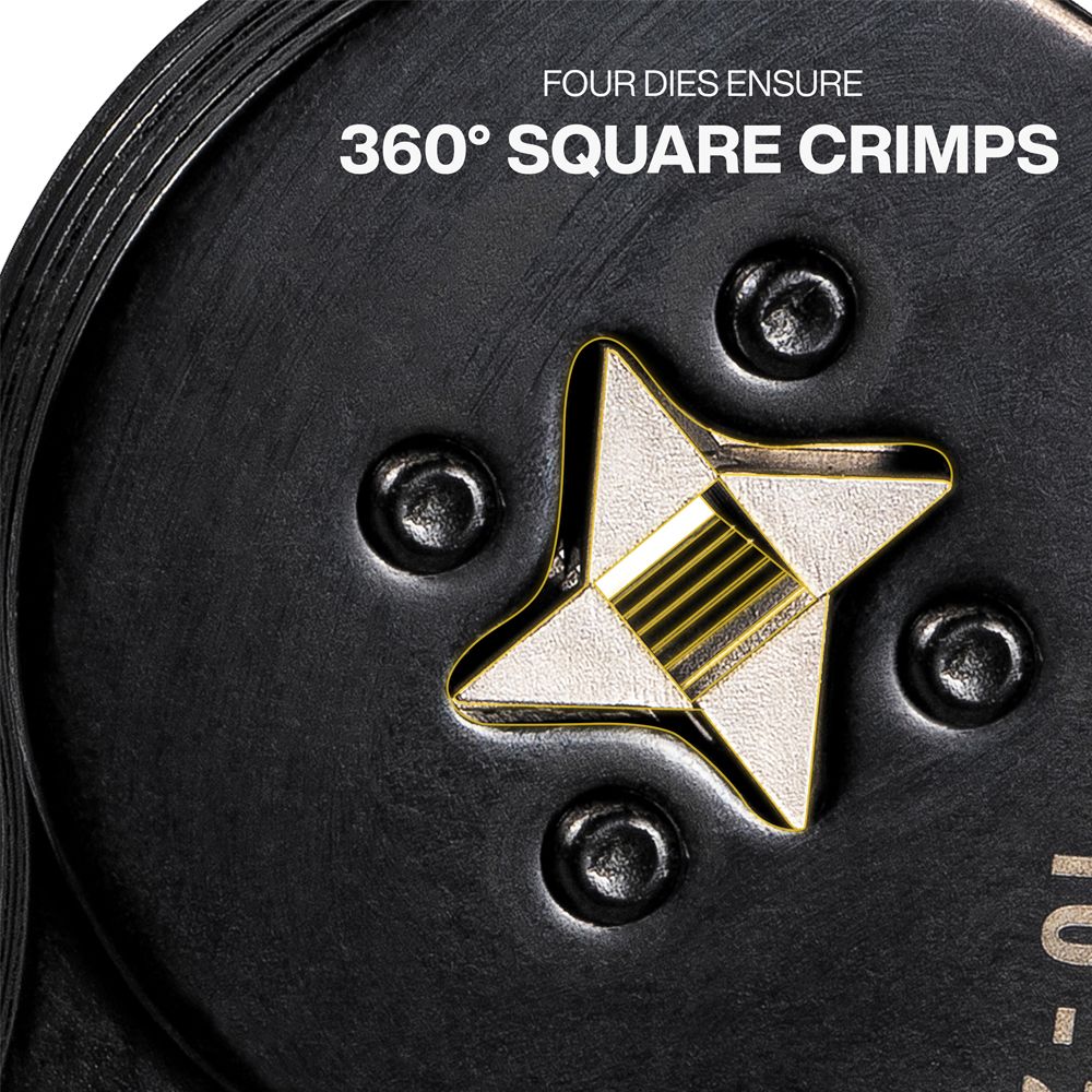 Klein A-34055 Ratcheting Ferrule Square Crimper