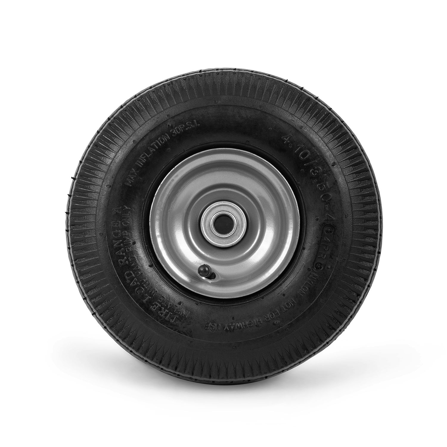 Climbrite CRWHEELS Replacement Wheel Pneumatic Solid Hub Suits Trolleys ...