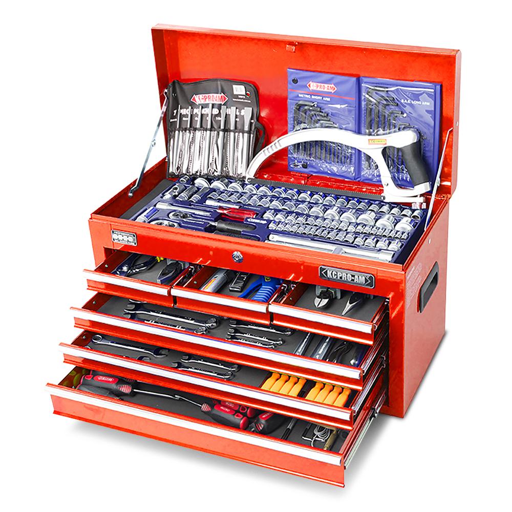 KC Tools 103TK 196pce Tool Kit In 6 Drawer Tool Box