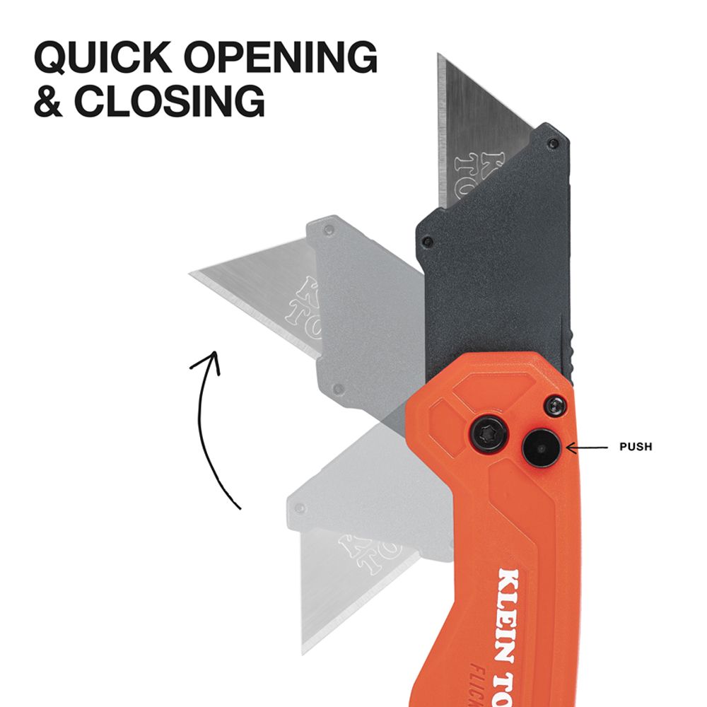 Klein A-44307 FLICKBLADE™ Subcompact Folding Utility Knife