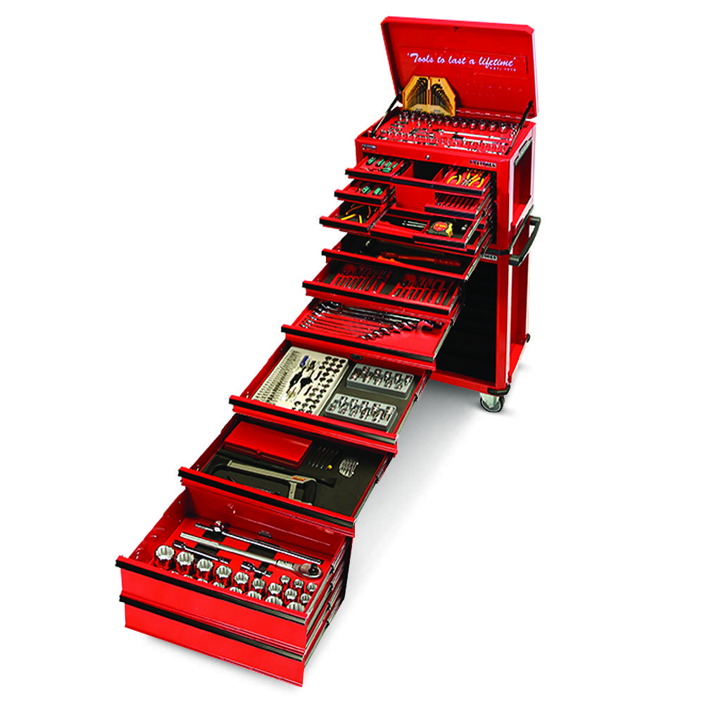 KC Tools ATK523DBB 523pce Combination Box & Roll Cabinet Tool Kit