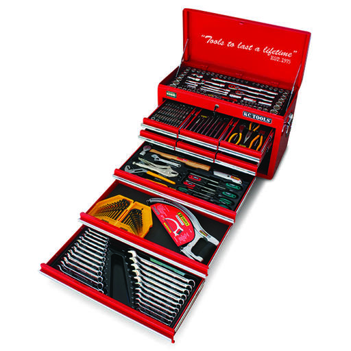 KC Tools ATK920 220pce Tool Kit In 9 Drawer Tool Box