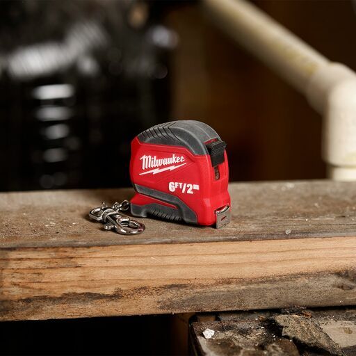 Milwaukee 48221706T 2m Keychain Tape Measure