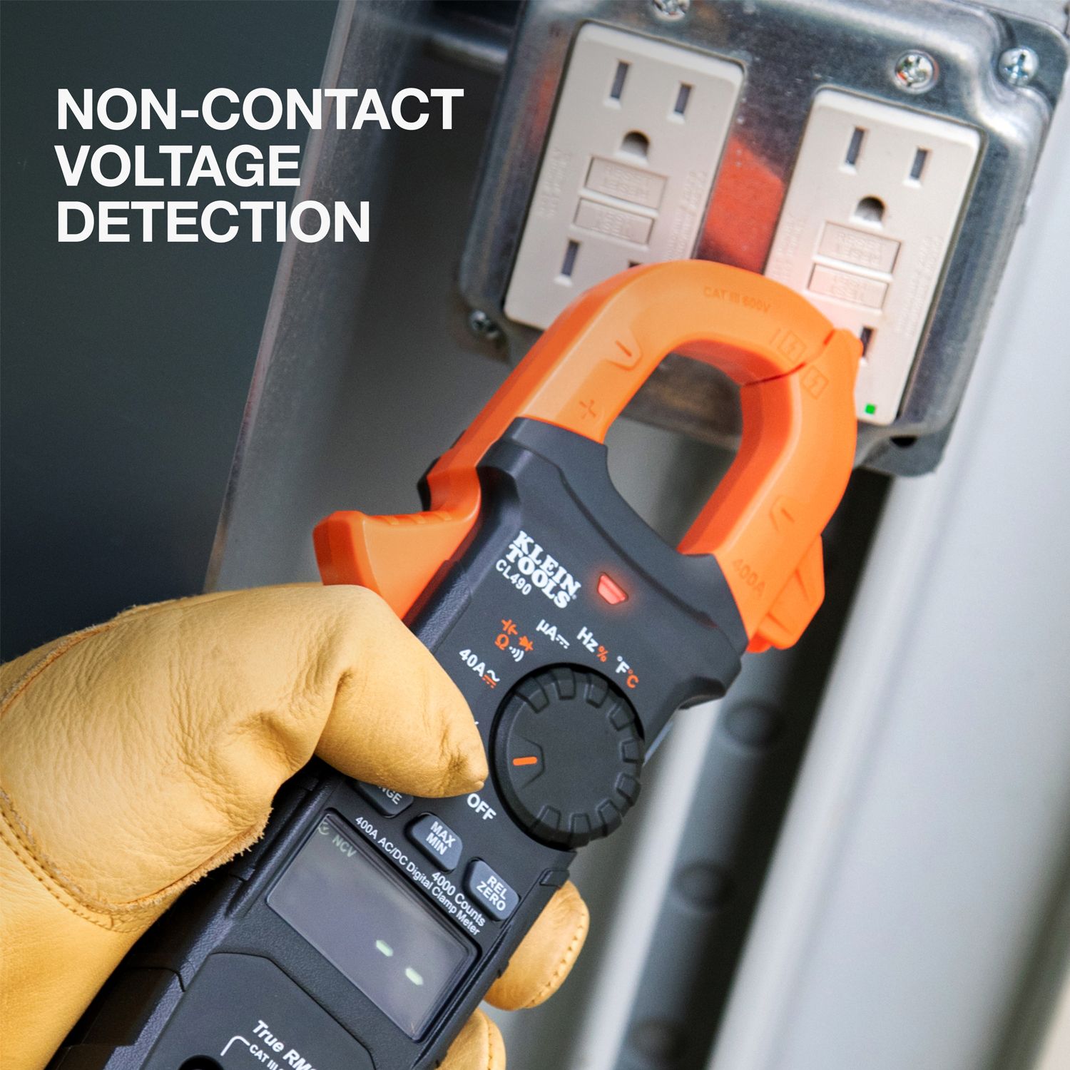 Klein A-CL490 400A AC/DC Dual-Display Auto-Ranging Digital Clamp Meter