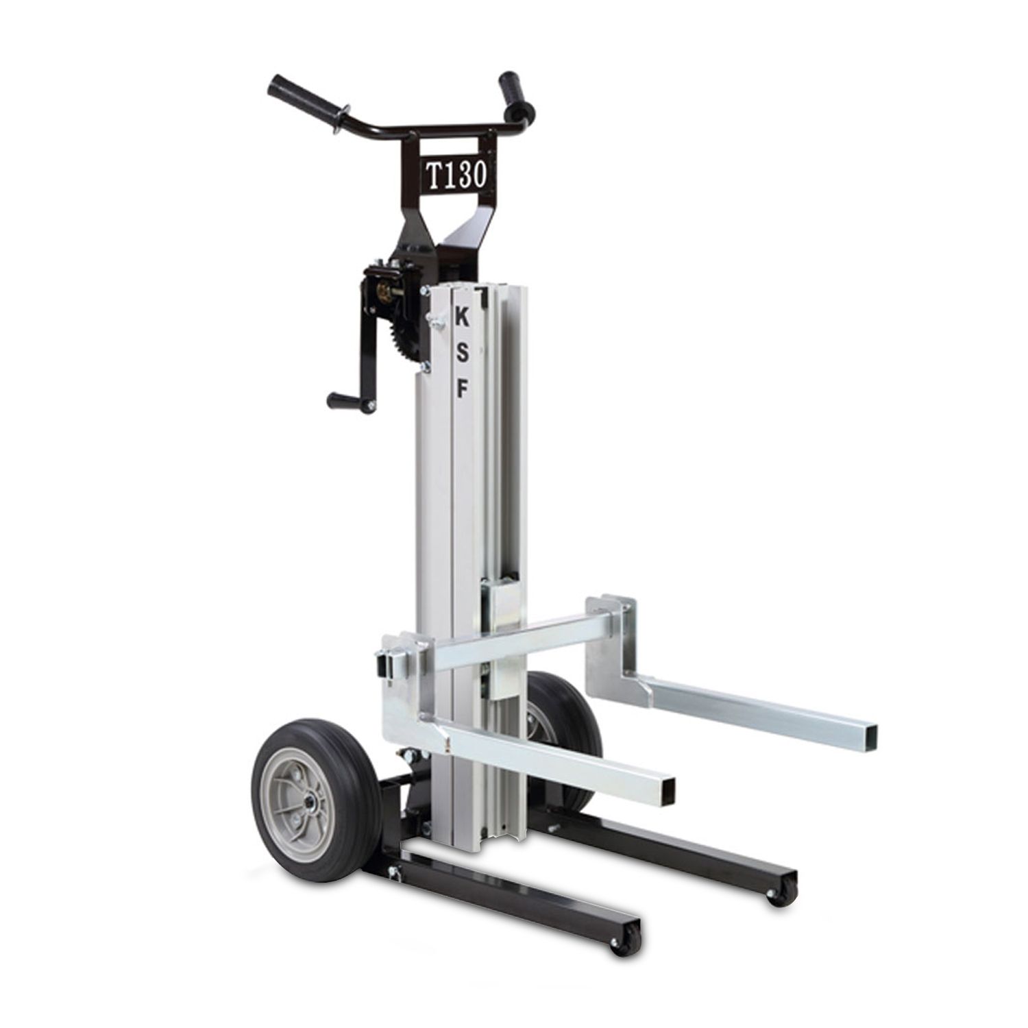 JDPower T130 100kg to 1.53m Material Trolley Hoist with Forks
