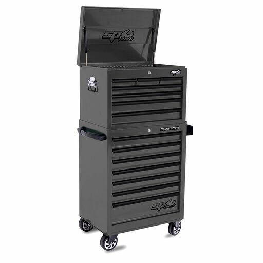 SP Tools SP50124GY 290pce 14 Drawer Custom Series Grey Metric / SAE ...
