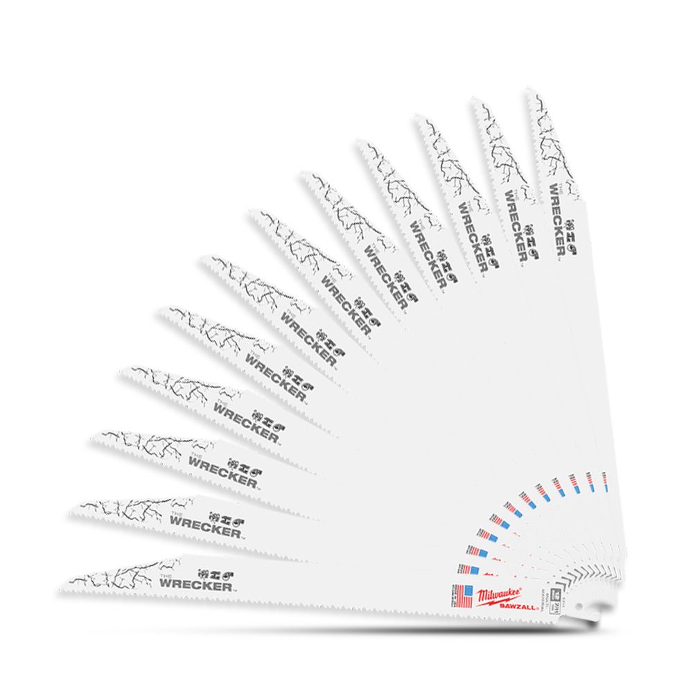 Milwaukee 48008711 25-Pack 300mm (12") 7/11TPI The Wreaker SAWZALL ...