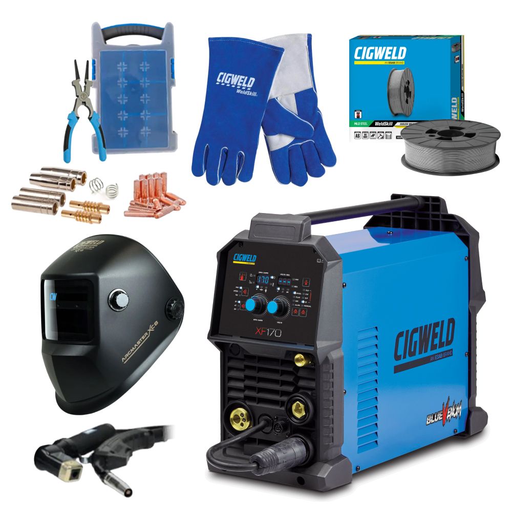 Cigweld 800170 BlueVenom XF170 Welder PowerPack Combo Kit