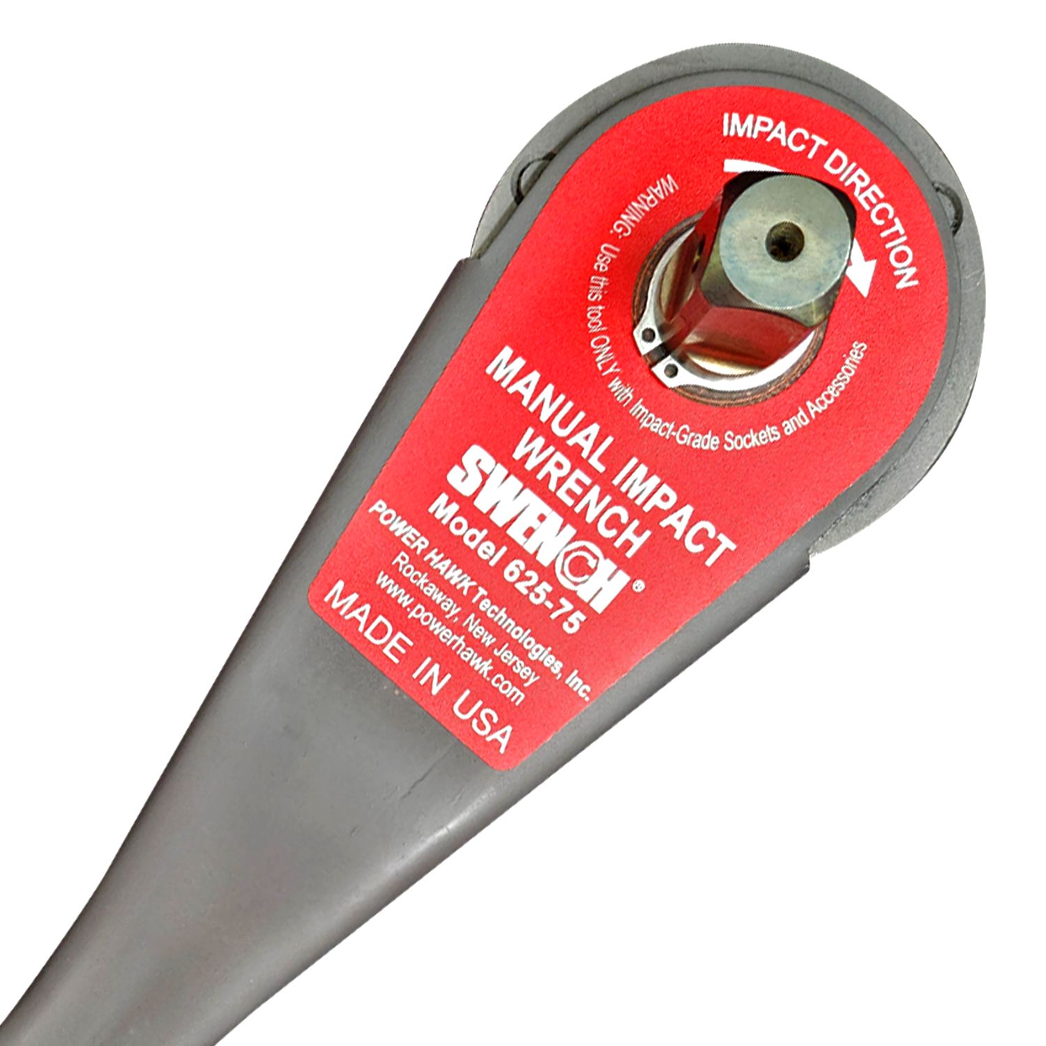 SWENCH 625-75 (41-90625-75) 3/4" Square Drive Manual Impact Wrench