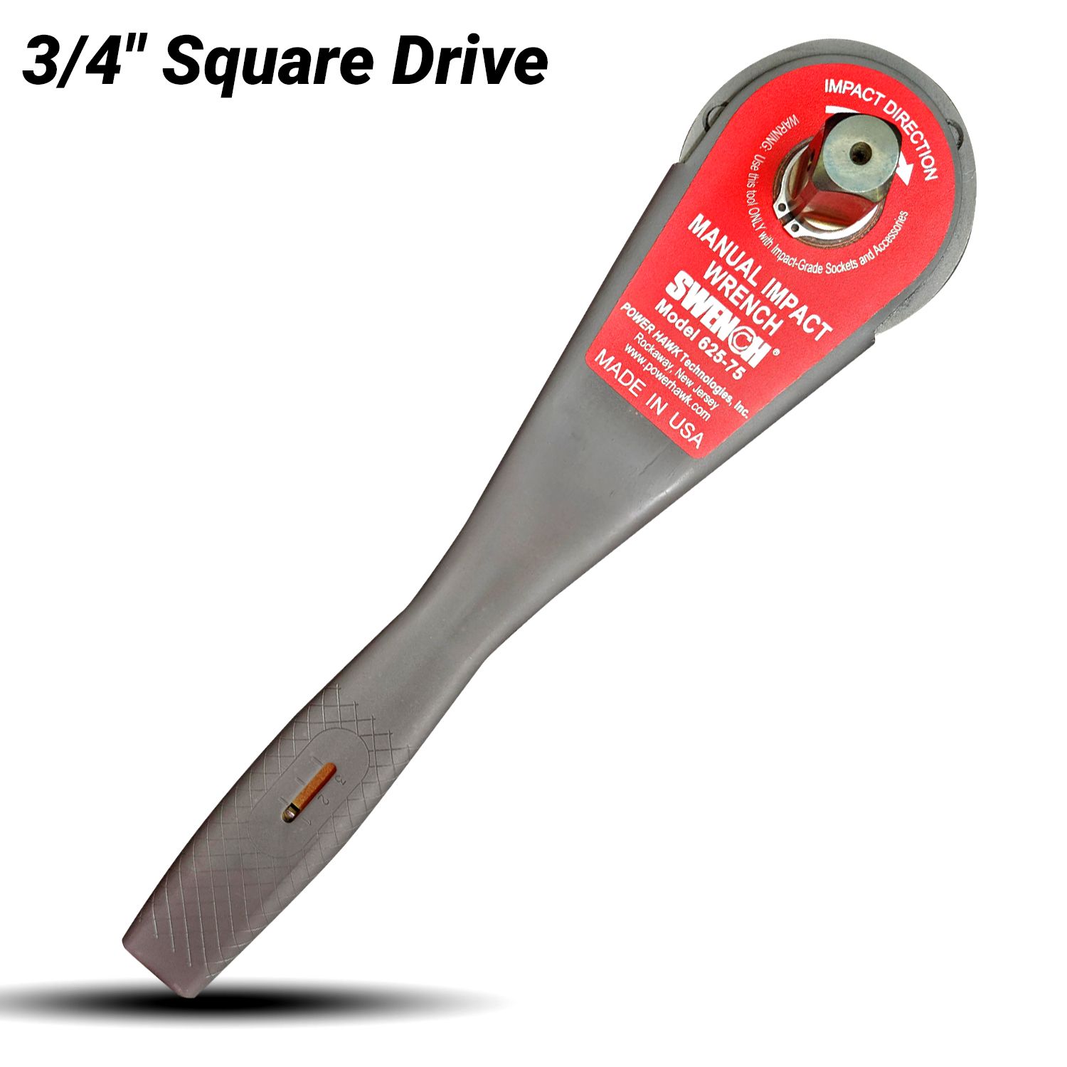 SWENCH 625-75 (41-90625-75) 3/4" Square Drive Manual Impact Wrench