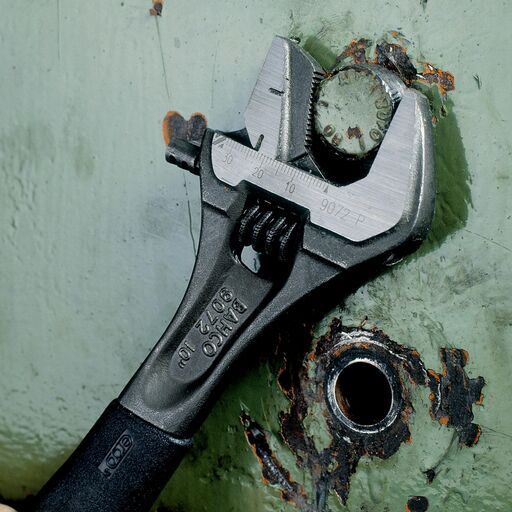 Bahco 9072 ERGO™ 31mm x 257mm Central Nut Adjustable Wrench with Rubber ...