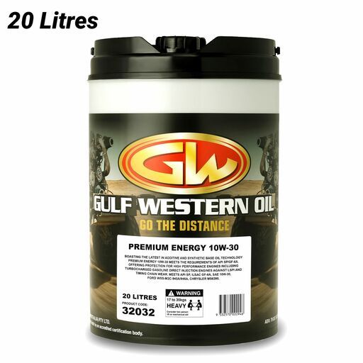 Gulf Western 32032 20 Litre 10W-30 Premium Semi-Synthetic Engine Oil