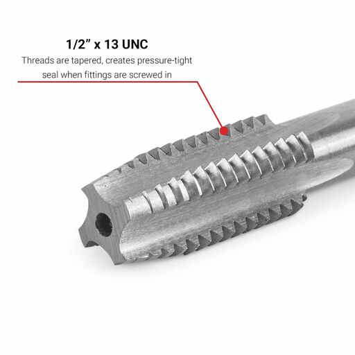 Daytona D12T13 1/2" x 13 UNC Intermediate Hand Tap