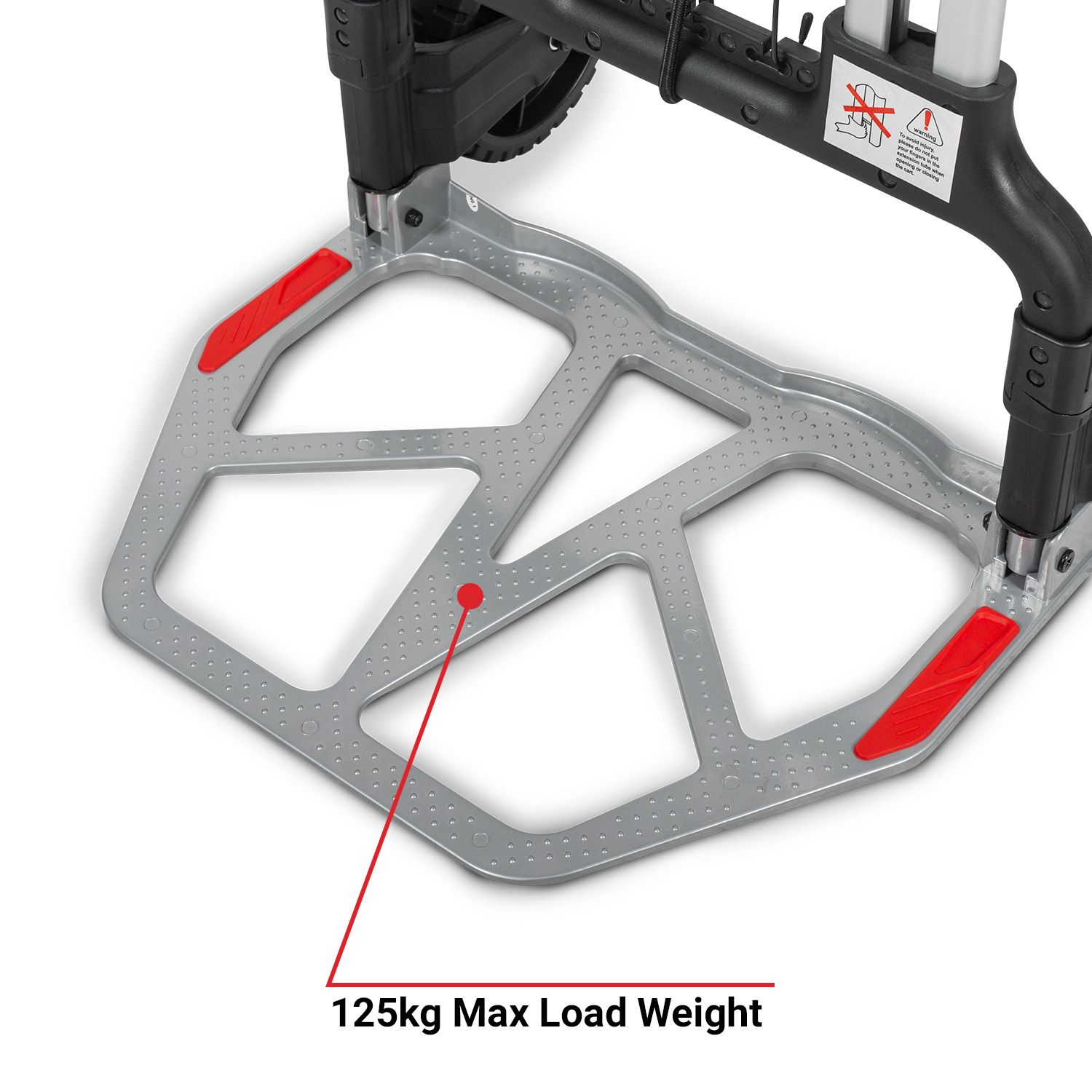 Climbrite CHT125A 125kg Flatform Folding Hand Trolley