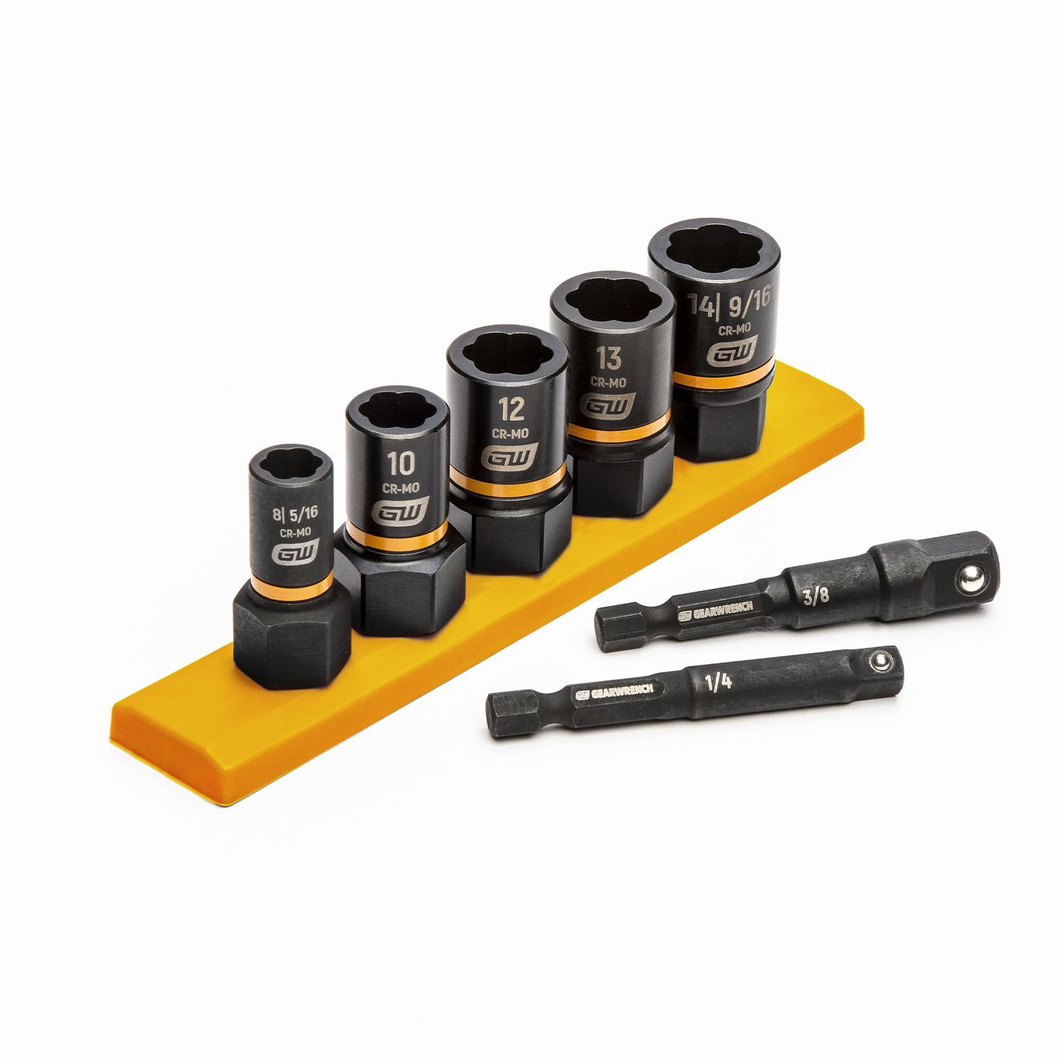 GEARWRENCH 87911 7pce 1/4" & 3/8" Drive Metric Bolt Biter Impact ...