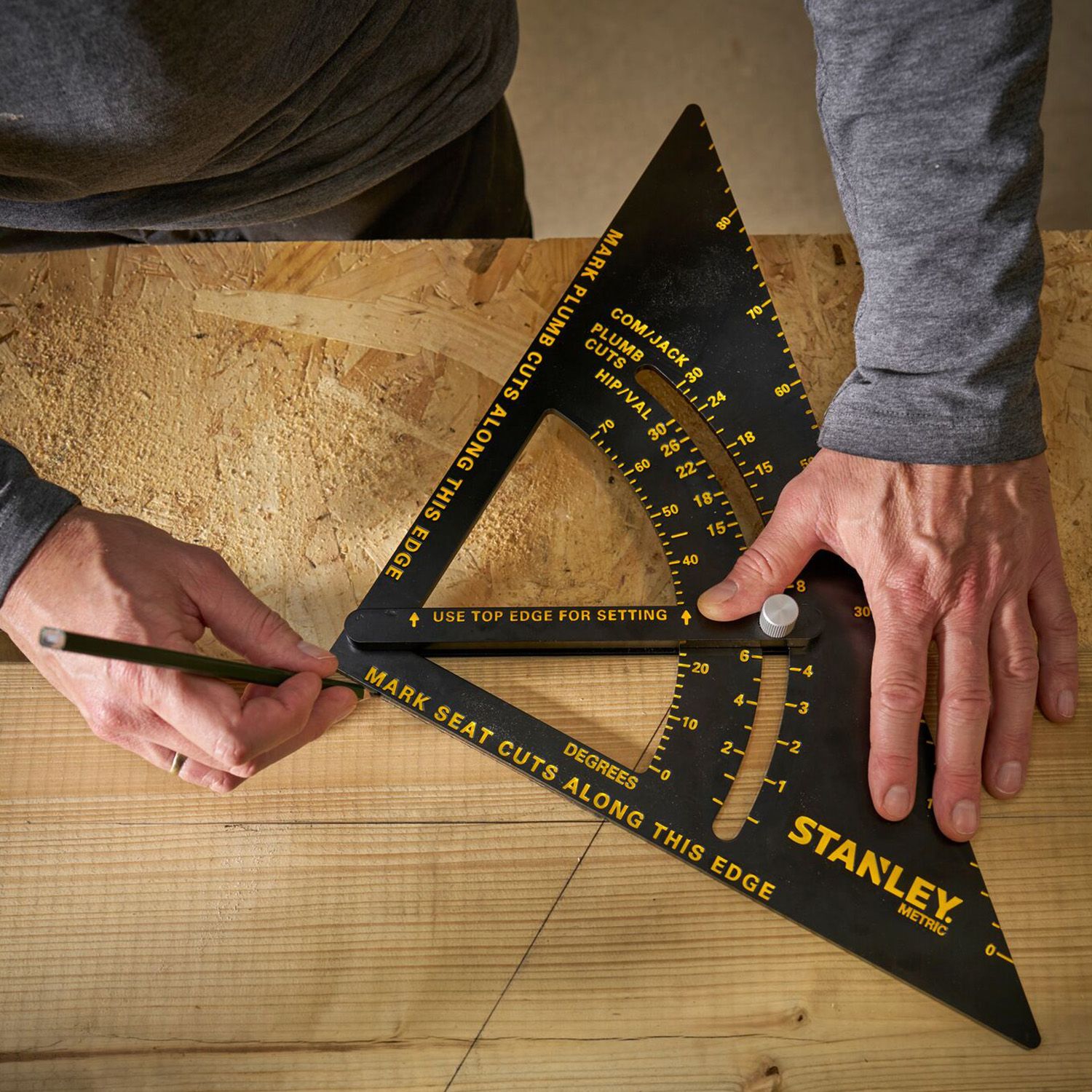 Stanley STHT46054-0 300mm Metric Adjustable Quick Square