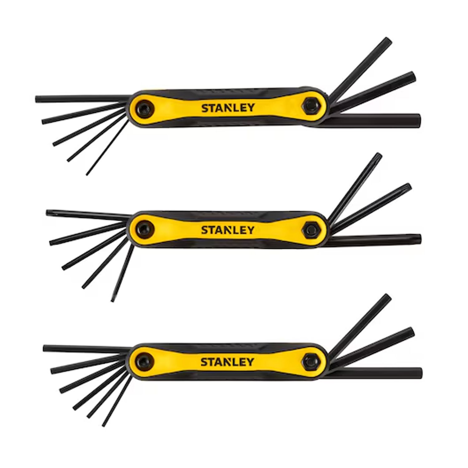 Stanley STHT71759 3-Pack 25pce Folding Hex Keys