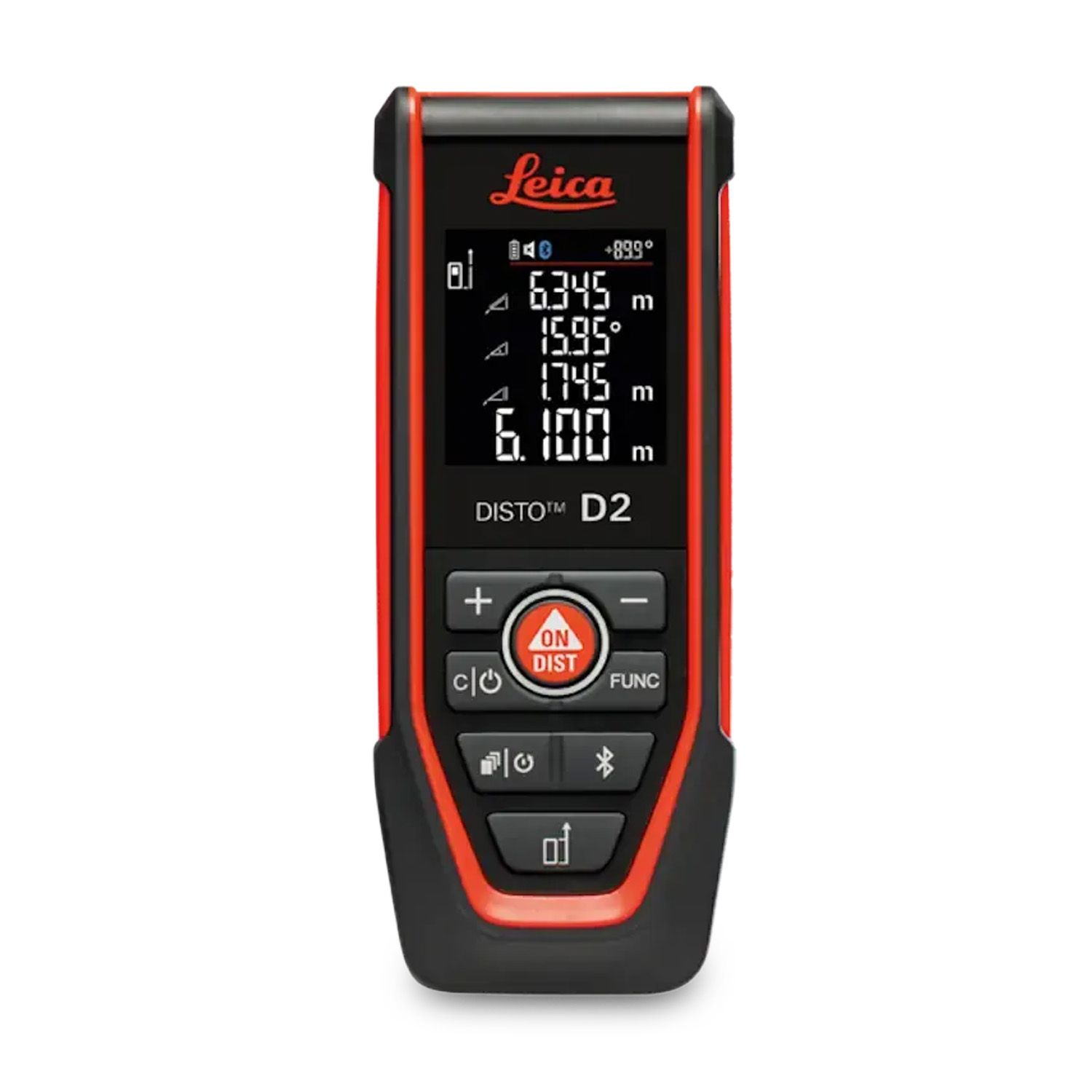 Leica DISTO D2 (LG986858) 150m Red Beam Distance Meter with Tilt Sensor ...