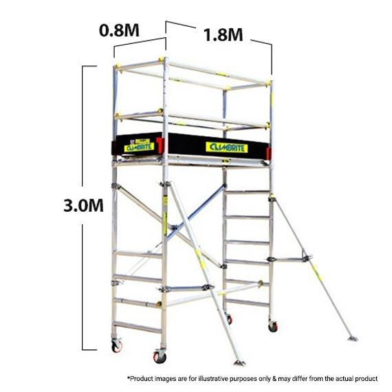 Climbrite CLIACOMBO Mini and Extension Aluminium Scaffolding