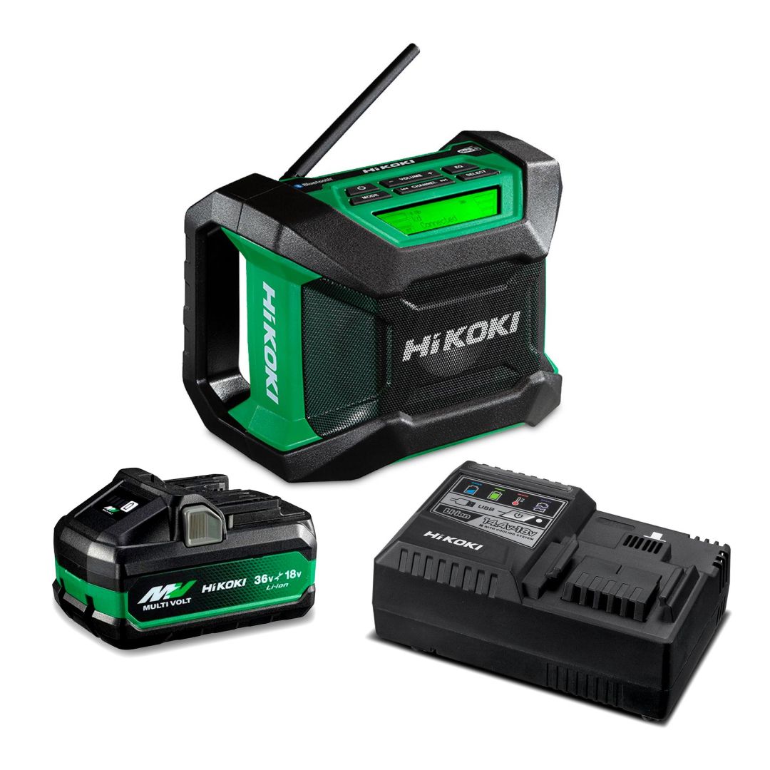 HiKOKI UR18DA(VP) 18V/36V 5.0Ah/2.5.Ah Li-ion Cordless Digital Radio ...
