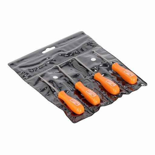Bahco 2633/S4 4pce 130mm Miniature Awls/Hooks/Picks Tool Set