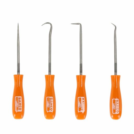 Bahco 2633/S4 4pce 130mm Miniature Awls/Hooks/Picks Tool Set