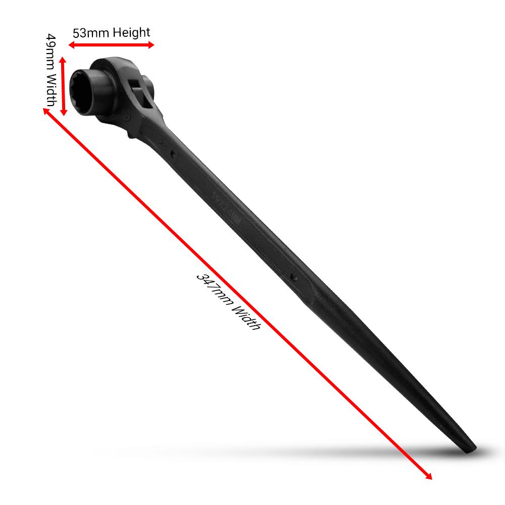 Daytona BOXPS2430 24mm x 30mm Black Finish Ratchet Podger