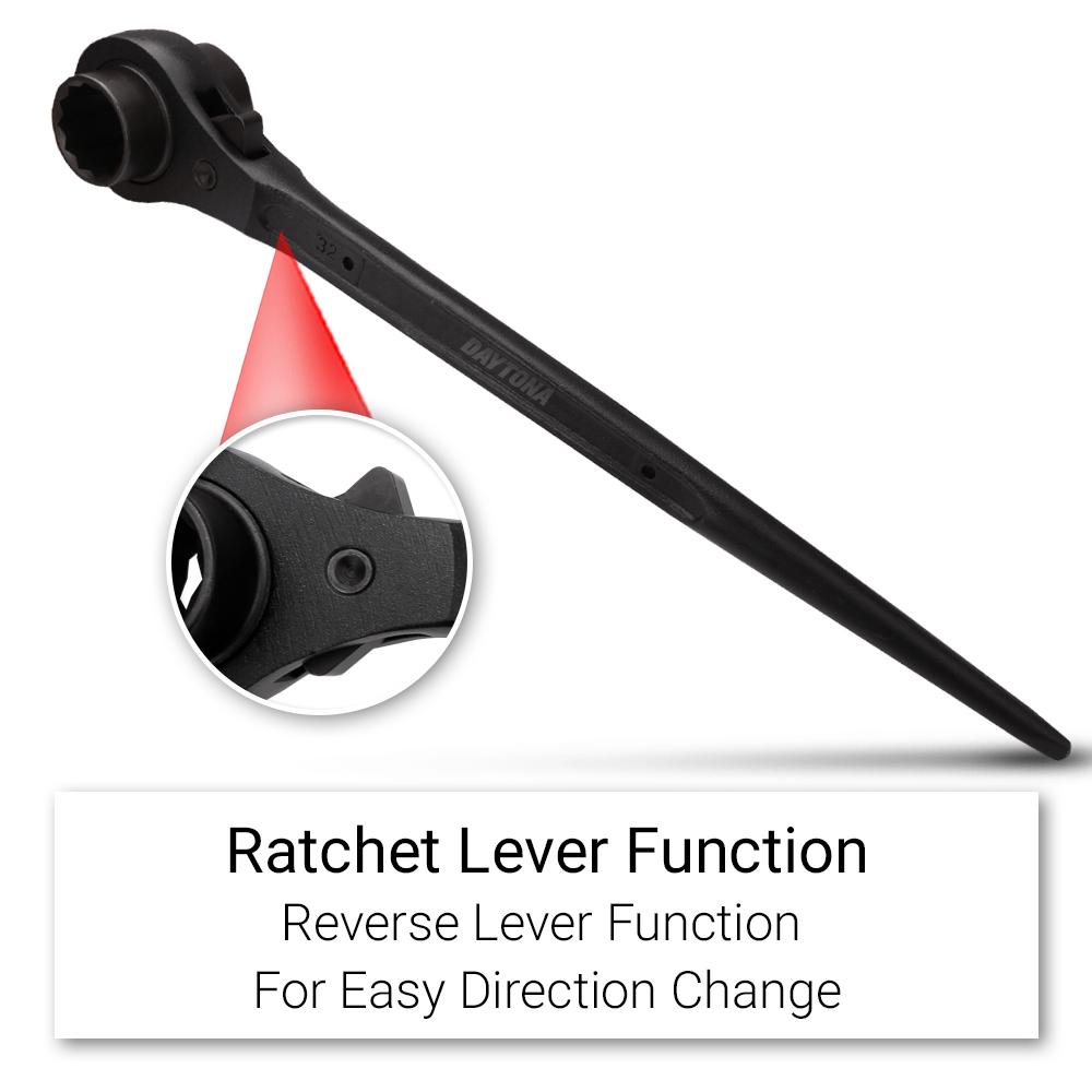 Daytona BOXPS3236 32mm x 36mm Black Finish Ratchet Podger