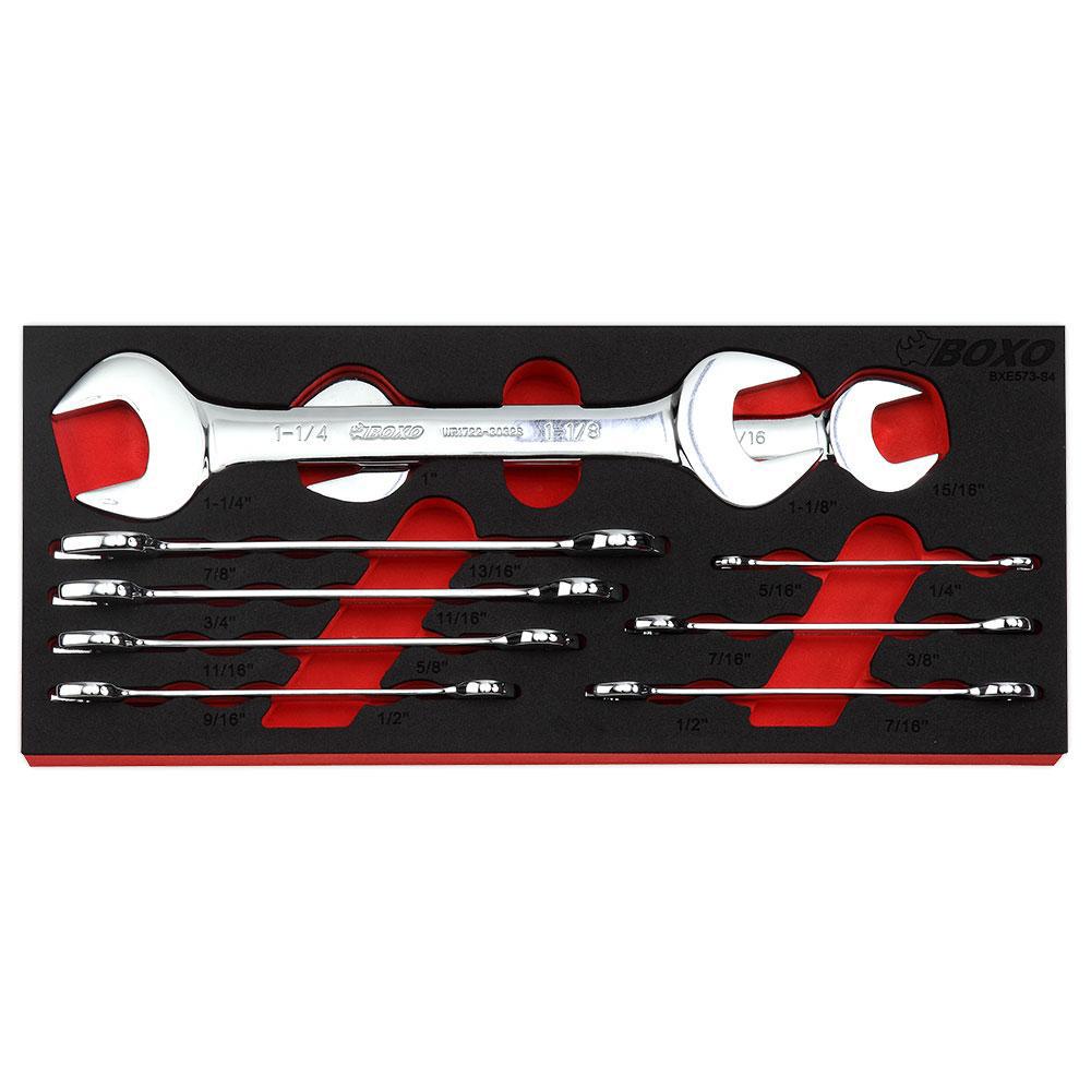 Boxo BOX743 743 Pce 17 Drawer Top and Bottom Mechanical Tool Kit On Wheels