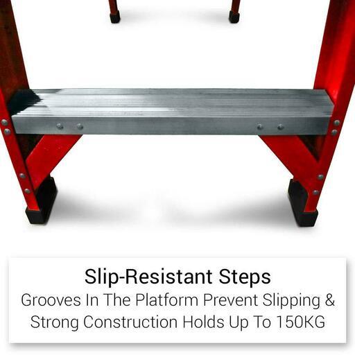 Climbrite CLIECO3STEP 3-Step 0.9M Fibreglass Platform Ladder