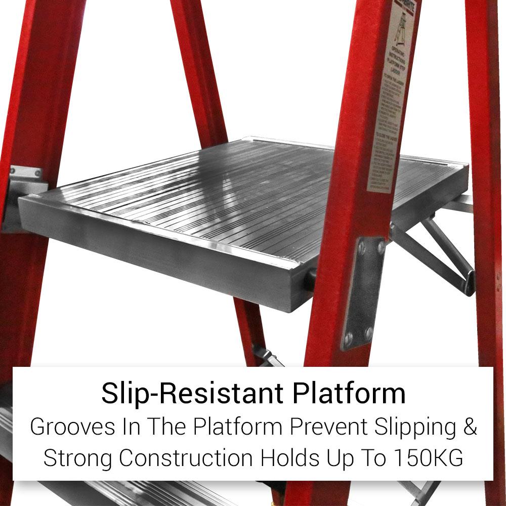 Climbrite CLIECO3STEP 3-Step 0.9M Fibreglass Platform Ladder