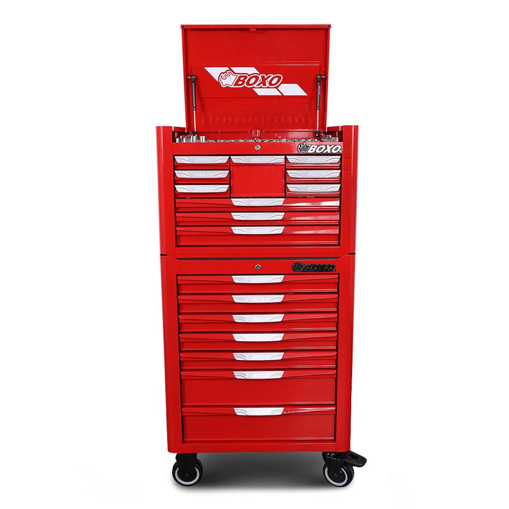 Boxo BOX690T 690pce 17 Drawer Top and Bottom Industrial Mechanical Tool ...