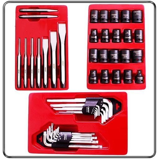 Boxo BOX425 425pce Top and Bottom Chest Metric and AF Tool Kit Set