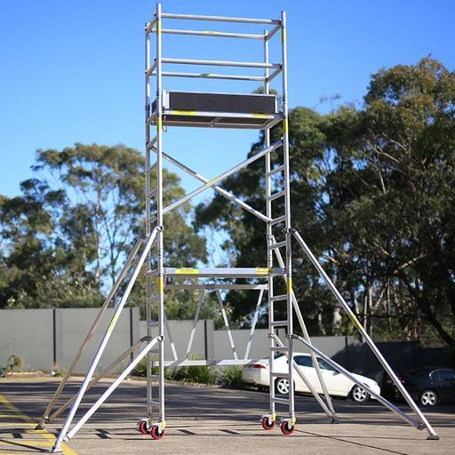 Climbrite CLIV35 Aluminium V-Frame Foldable 1782mm x 700mm Single Width ...