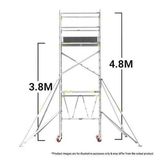 Climbrite CLIWV35 Aluminium V-Frame Foldable 1400mm x 1300mm Double ...