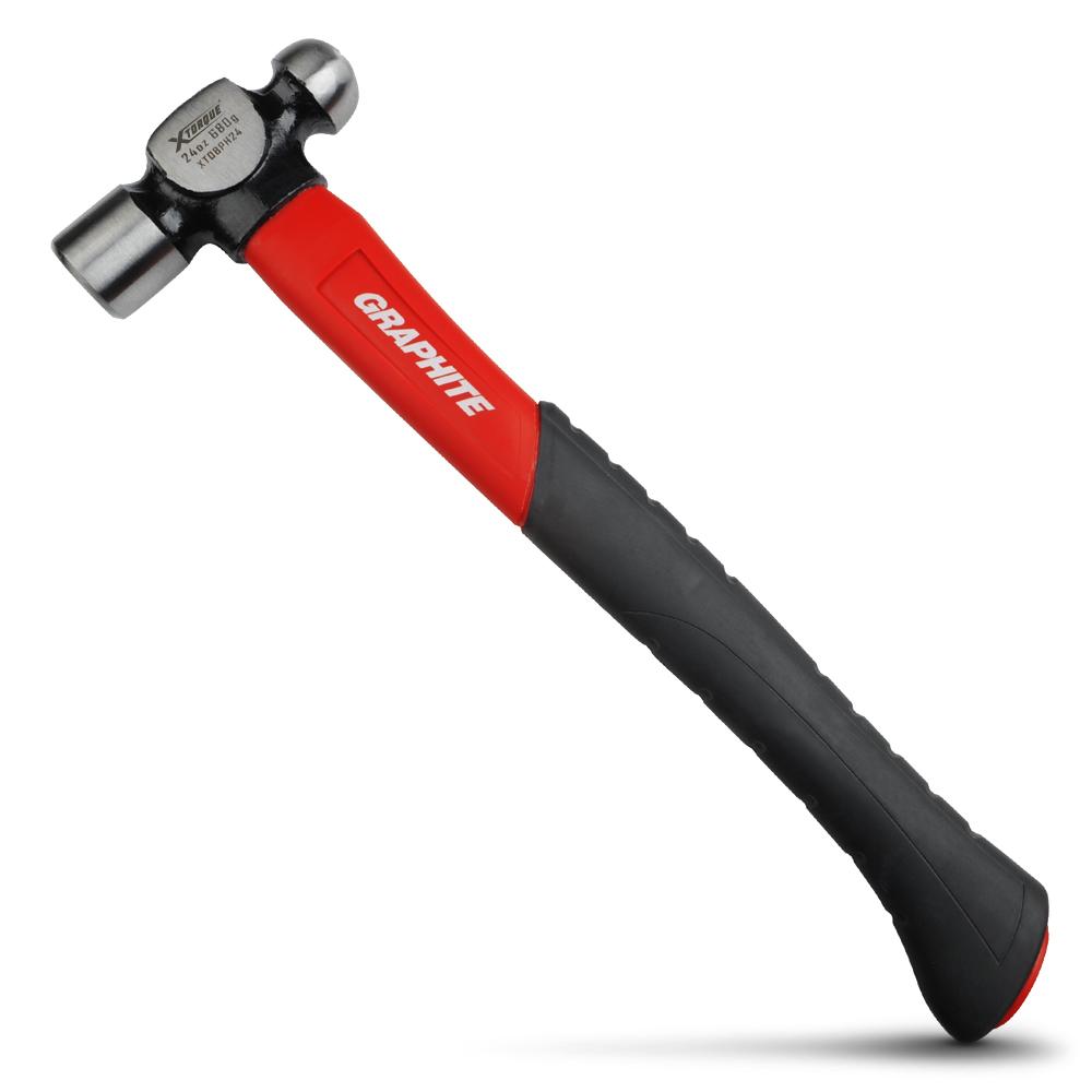 Xtorque XTOBPH24 24oz Ball Pein Hammer with Graphite Handle