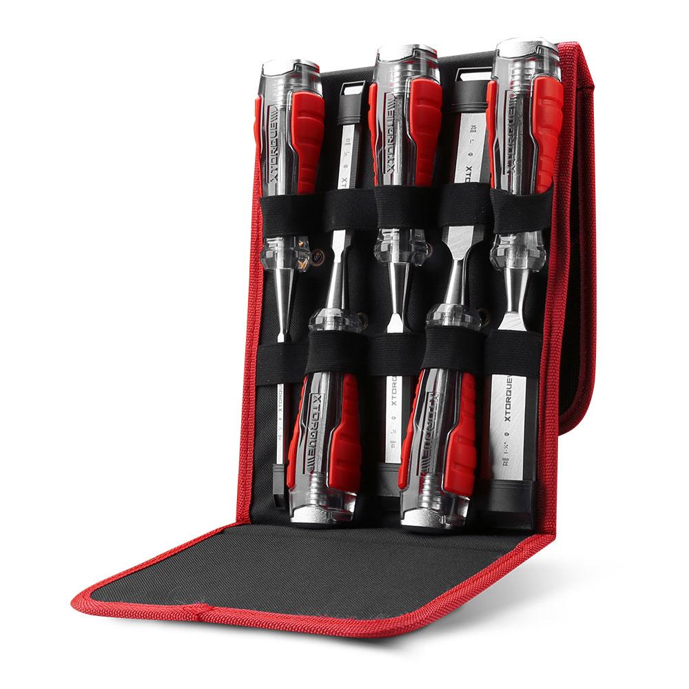 Xtorque XTOTTCS5 Go-Thru Steel Core 5pce Chisel Set