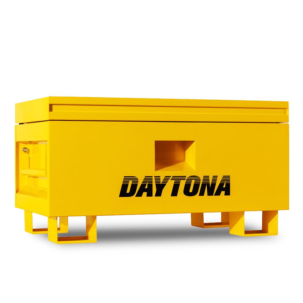 Daytona B445 812 x 483 x 445mm Yellow Steel Site Box
