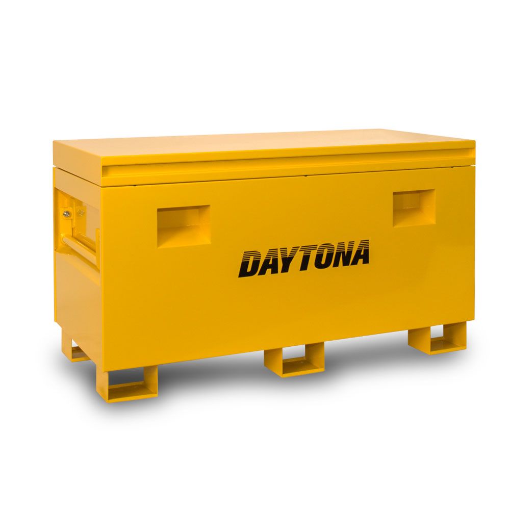 Daytona B595 1067 x 508 x 595mm Yellow Steel Site Box