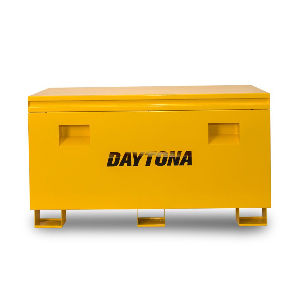 Daytona B595 1067 x 508 x 595mm Yellow Steel Site Box