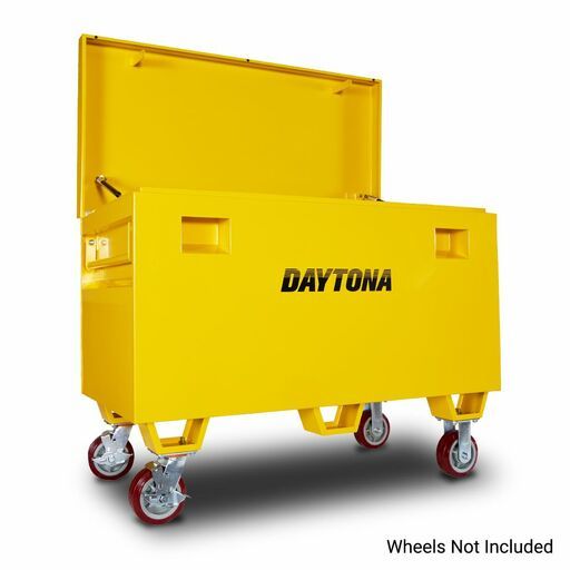 Daytona B735 1223 x 612 x 735mm Yellow Steel Site Box