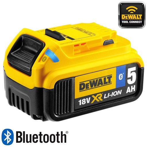 DeWalt DCB184B-XE 18V XR Li-ion 5.0Ah Cordless Tool Connect Bluetooth ...