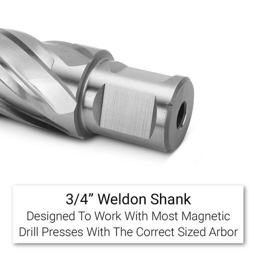 Xtorque X16CUT 16mm M35 Cobalt Magnetic Drill Annular Cutter with 50mm ...