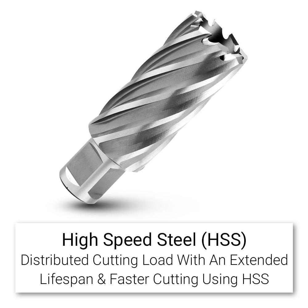 Xtorque X16CUT 16mm M35 Cobalt Magnetic Drill Annular Cutter with 50mm Cutting Depth