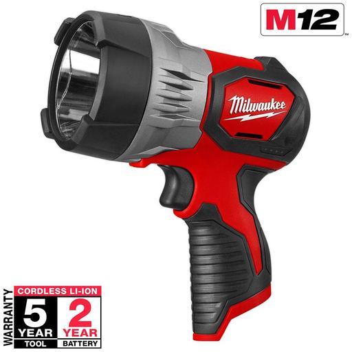 Milwaukee M12SLED-0 12V Li-ion Cordless High Output LED Spotlight Torch ...