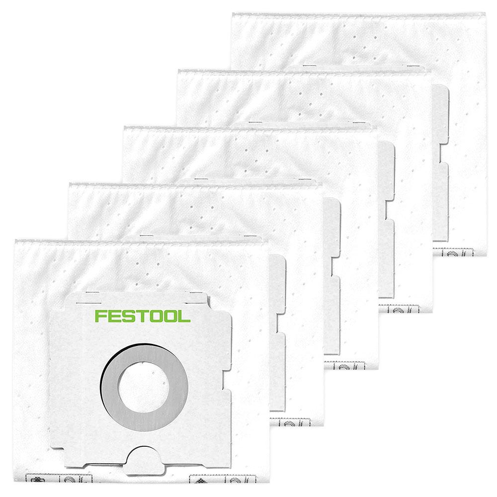 Festool 500438 (SC FIS-CT SYS/5) 5-Pack Self Clean Filter Bags to suit ...