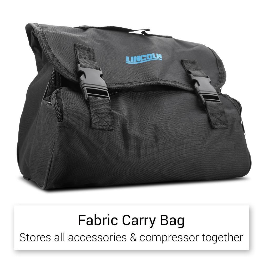 Lincoln BA140 12V 150PSI & 140L/min Mini Air Compressor