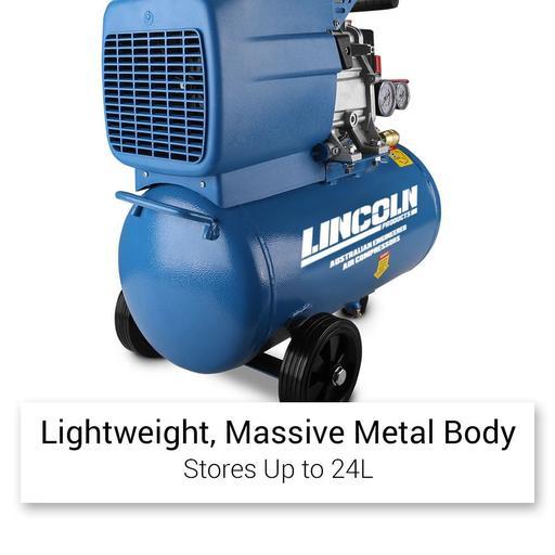 Lincoln L224 24L 2HP Direct Drive Air Compressor