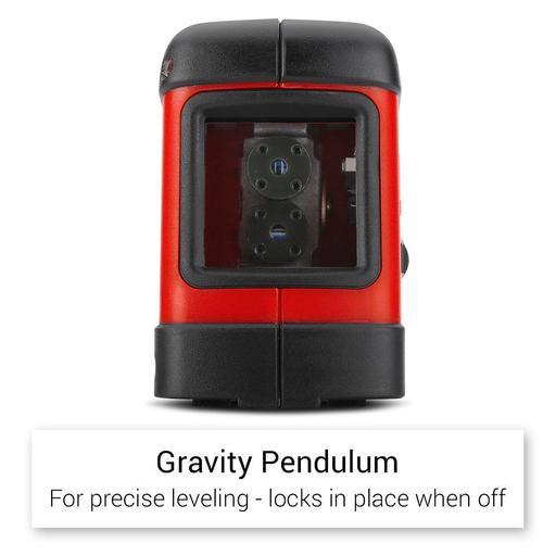 CPI XLINE Red Beam Self-Levelling Cross Line Laser Kit